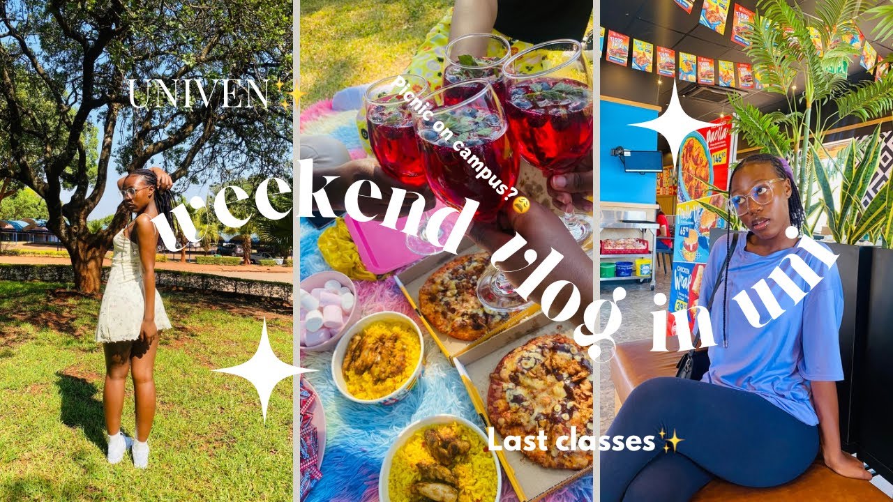 Uni-Vlog|spend a weekend with me|UNIVEN|picnic fail|a break before ...