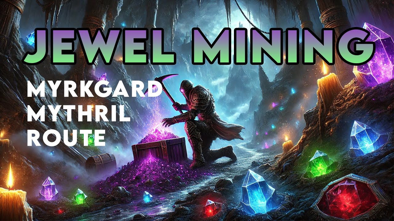 New World: Aeternum - Jewel / Mythril Mining Route in Mykgard - YouTube