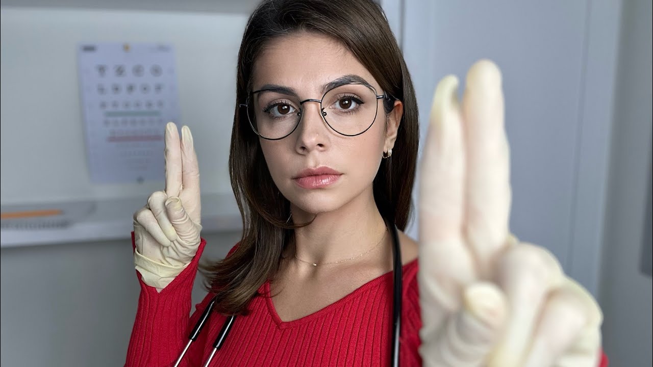 Asmr School Nurse Realistic Cranial Nerve Examination And Personal