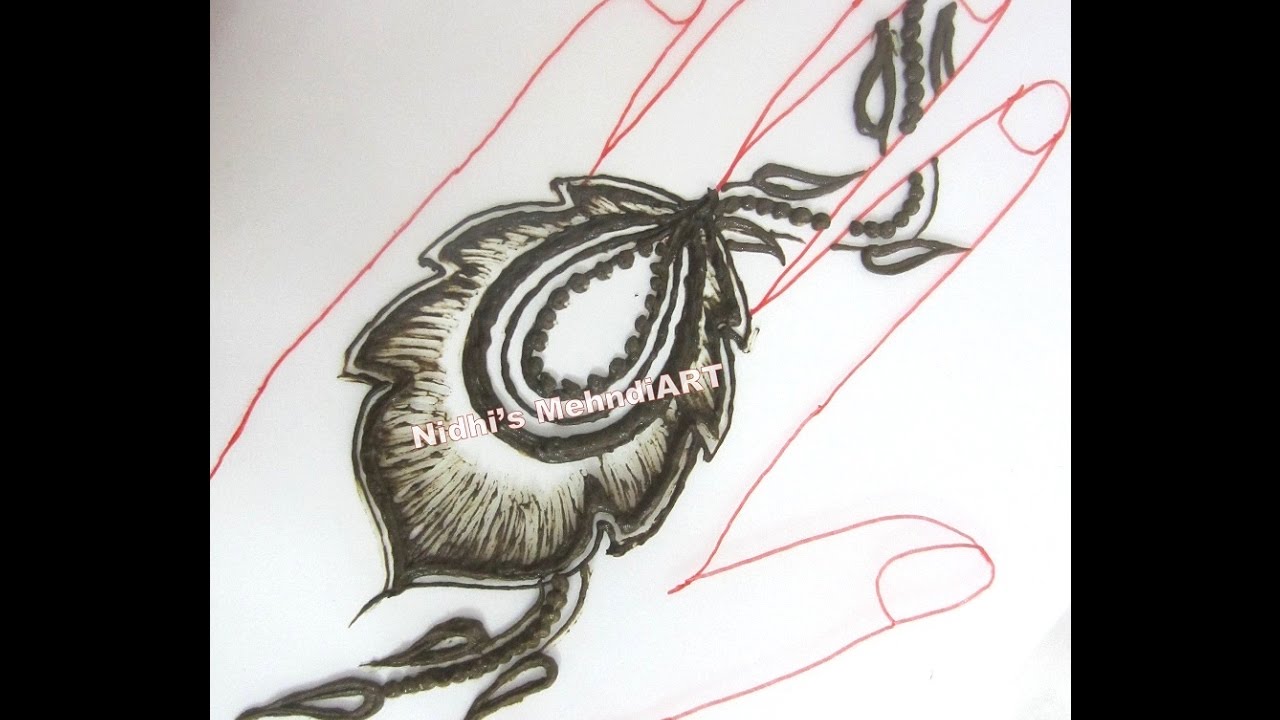 How to Apply Shading in Leaf - Saudi Style Leaf Henna Mehndi Tutorial ...