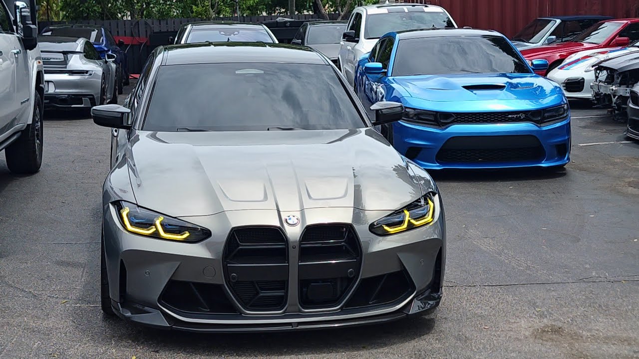 SRT Hellcat races Ferrari 812 Superfast and invades BMW world. - YouTube