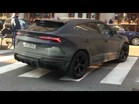Hakan Calhanoglu in his Lamborghini Urus Novitec Torado Esteso in milan