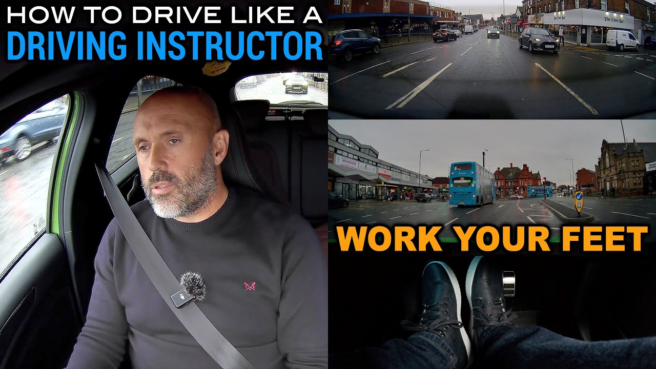 How To Drive Like A Driving Instructor | Work Your Feet! - YouTube