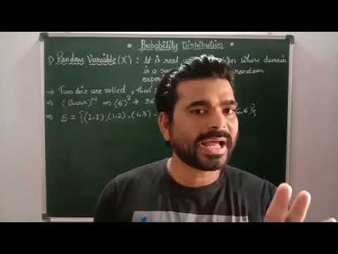Probability distribution by Pradeep Narayan.lec.10 - YouTube