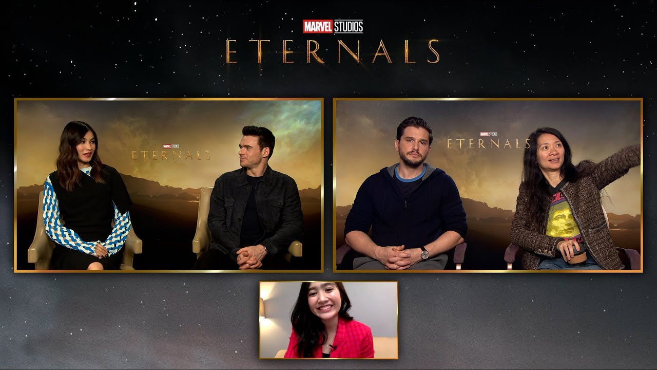 FEBBY WAWANCARA MARVEL STUDIO’S ETERNAL CAST!!! RICHARD MADDEN, GEMMA ...