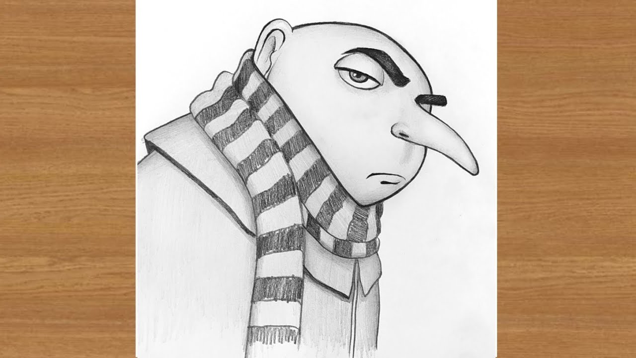 How to draw Despicable Me - step by step drawing 😍 - YouTube