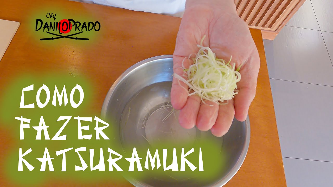 COMO FAZER KATSURAMUKI | COMO FAZER SUSHI - YouTube