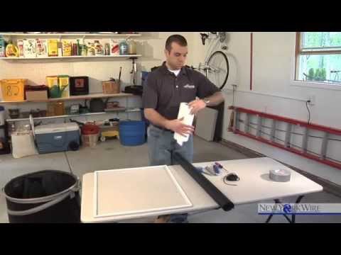 How-to Install Small Insect Window Screen - YouTube