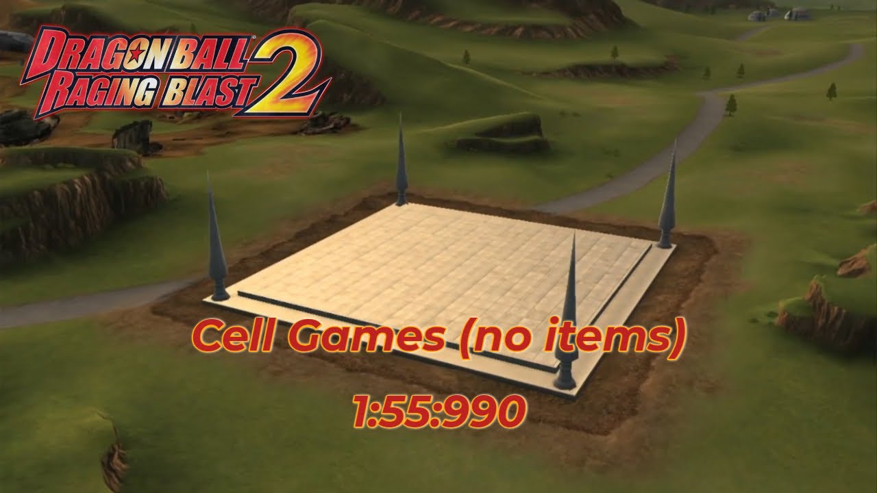 Dragon Ball: Raging Blast 2 | Cell Games (no items) speedrun in 1:55: ...