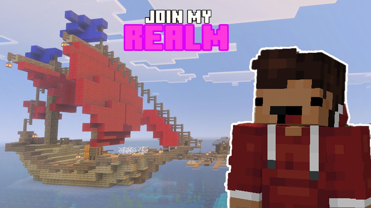 JOINABLE REALM LIVE BEDROCK PLAYERS - YouTube