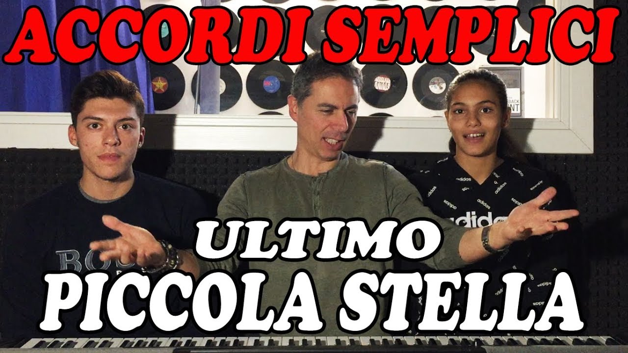#70 Piccola Stella (Ultimo) - Tutorial Pianoforte - Accordi facili ...
