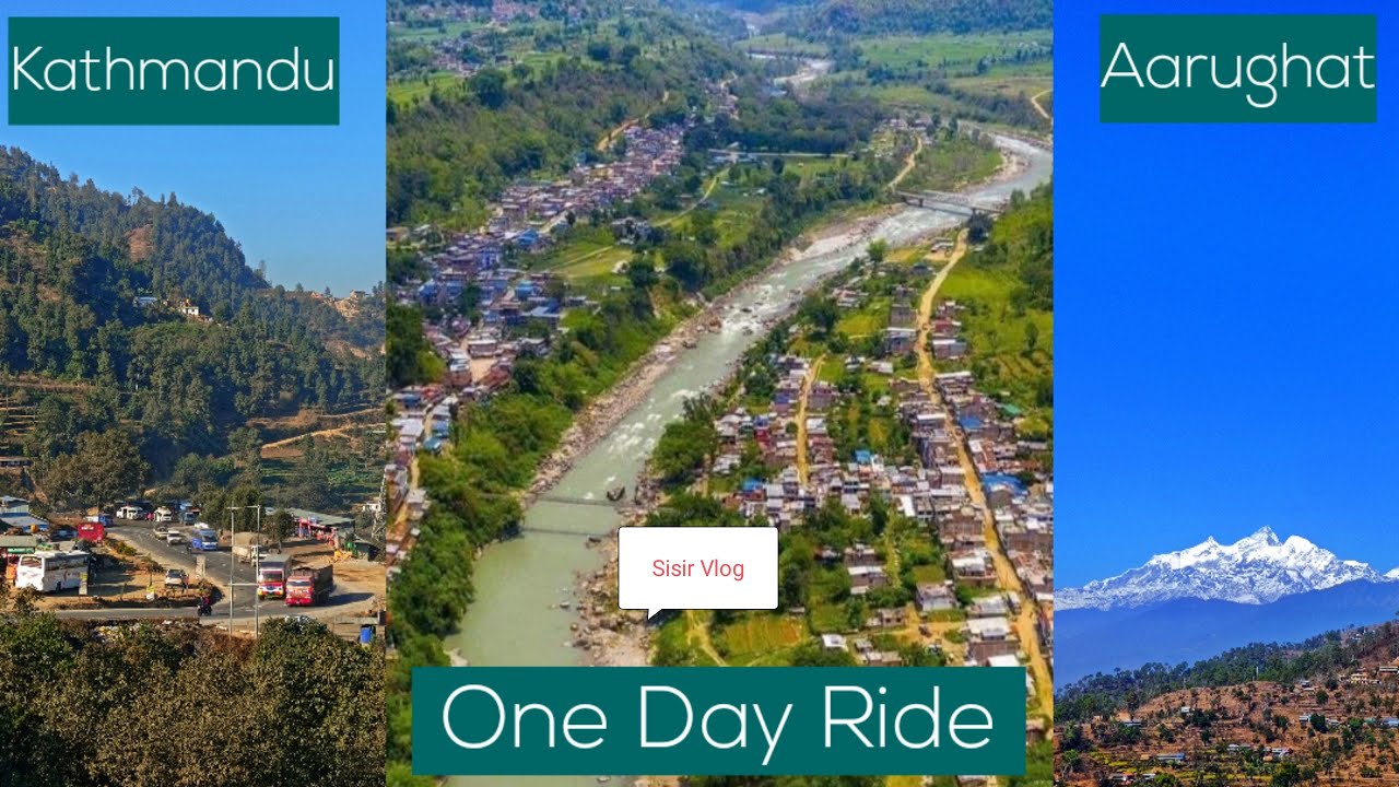Aarughat to Kathmandu || Beautiful road || Meeting with Son 💞💞 || Eng Sub - YouTube