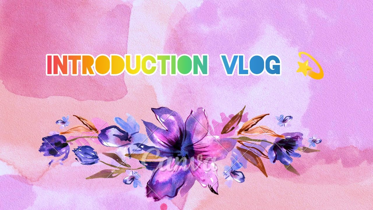 Introduction vlog ️. - YouTube