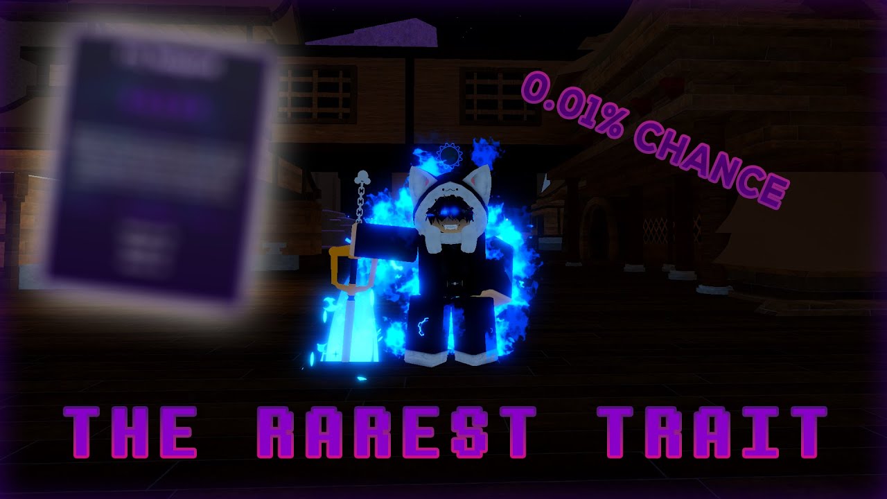 Pulling the rarest type of trait in AUT (0.01% chance) (Roblox) - YouTube