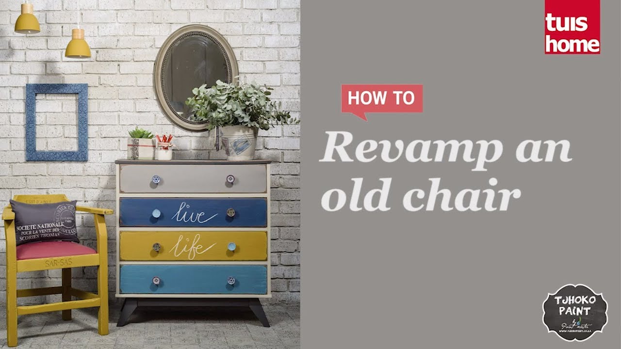 Revamp an old chair - YouTube