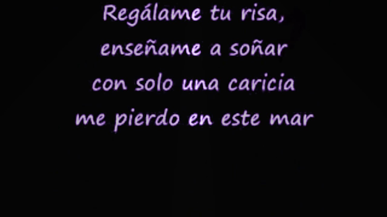 Pablo Alborán - Solamente tú (letra) - YouTube