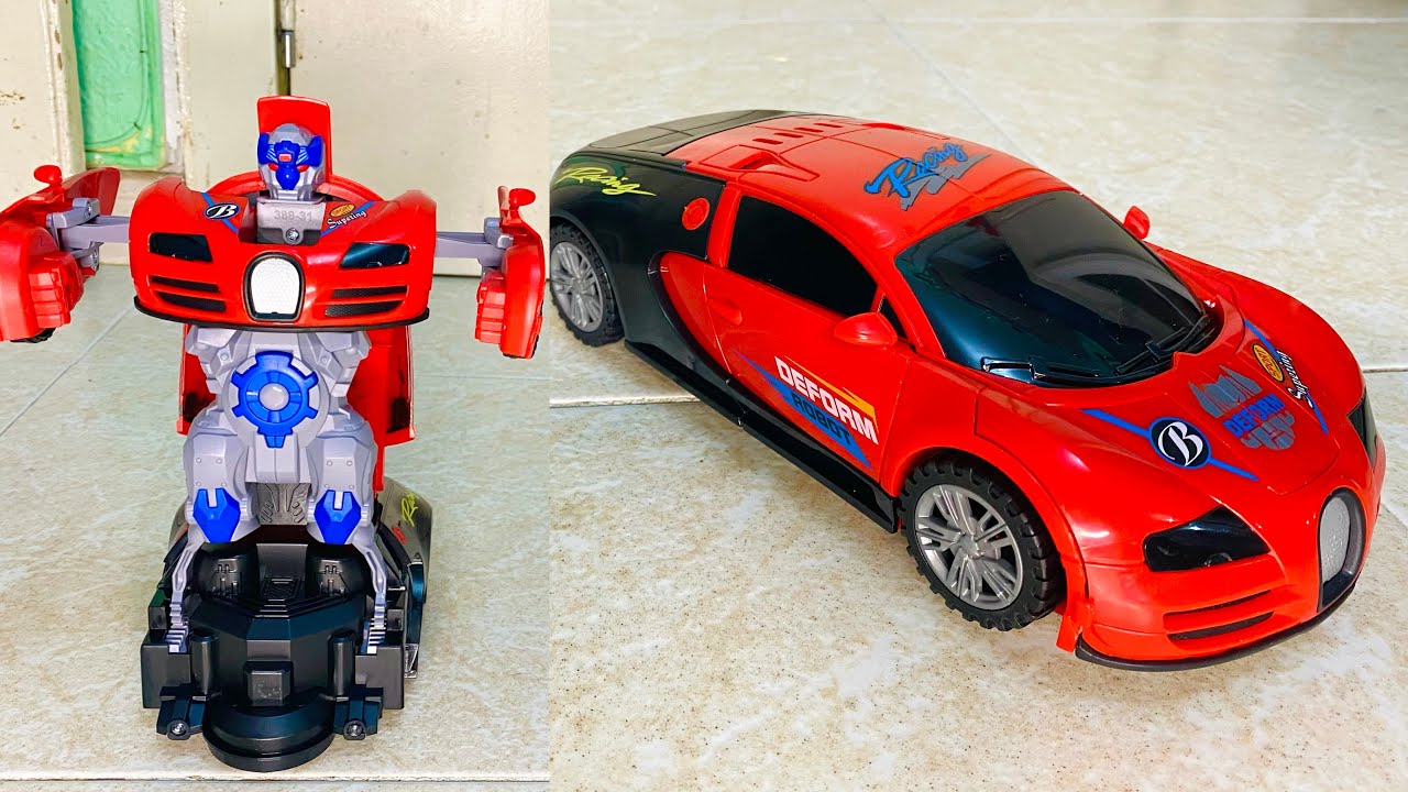 Real life transforming car | police car with lights and music ...