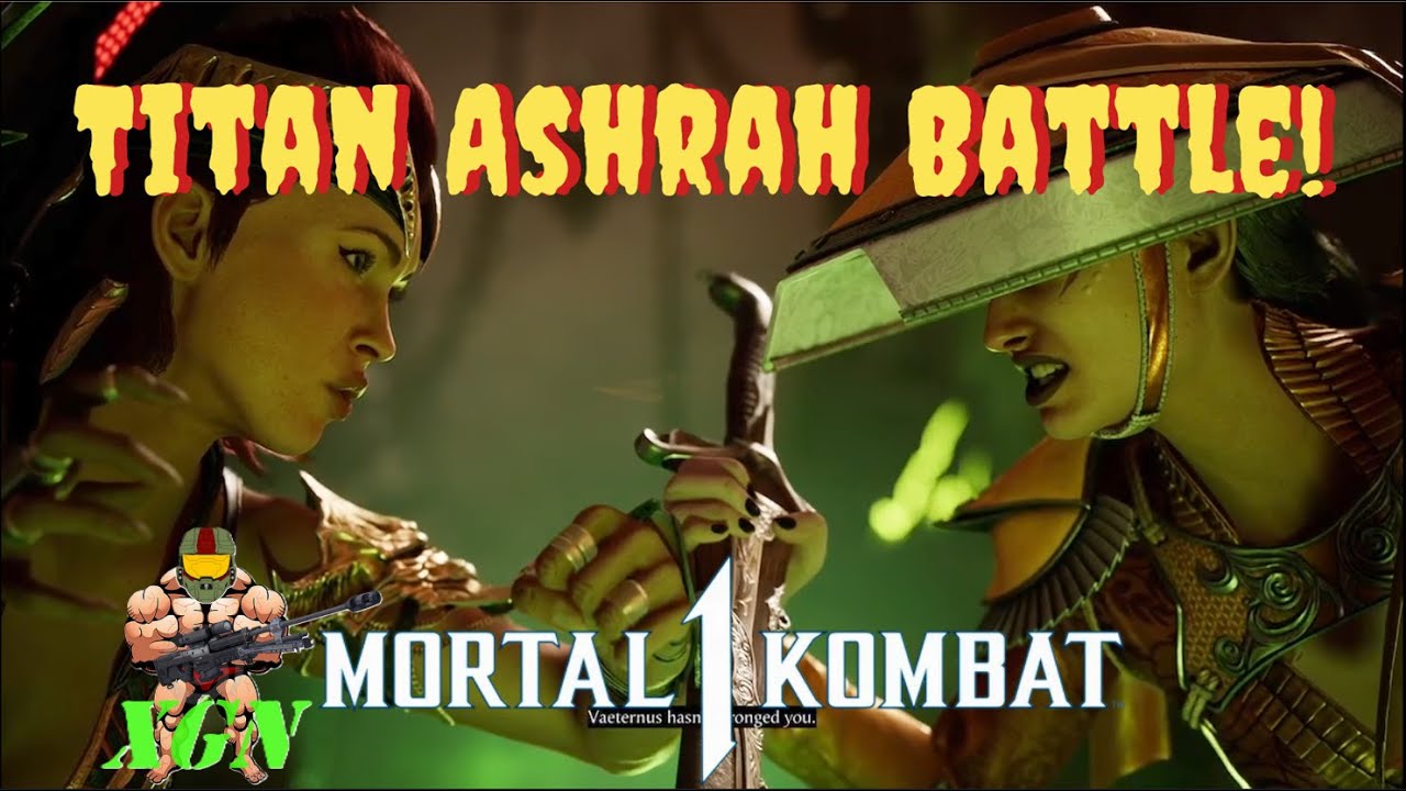 MK1 how to beat Titan Ashrah battle in Invasion Season 3! - YouTube
