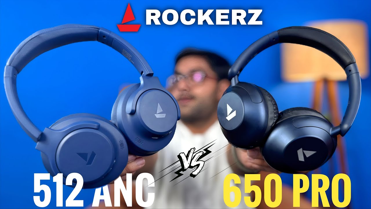 boAt Rockerz 512 ANC VS boAt Rockerz 650 Pro Headphone ⚡⚡ Which One Should You Buy ?? - YouTube