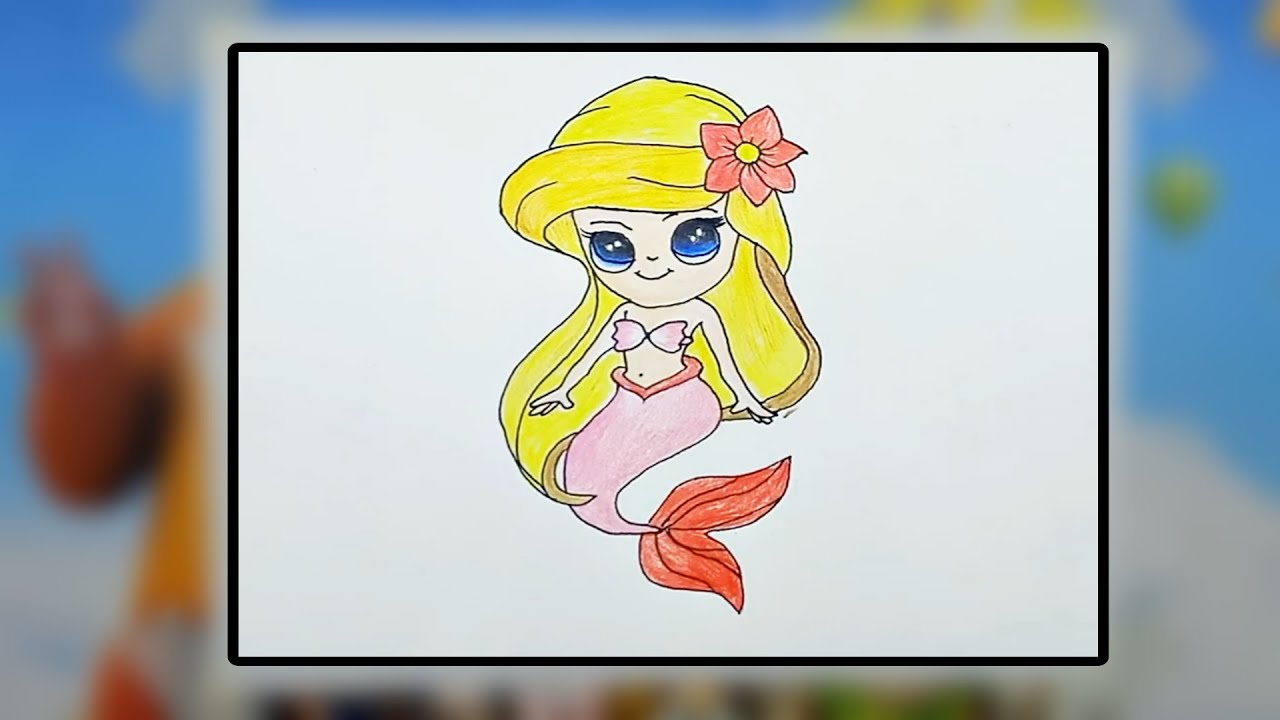 Step-by-Step Mermaid Drawing Guide - YouTube