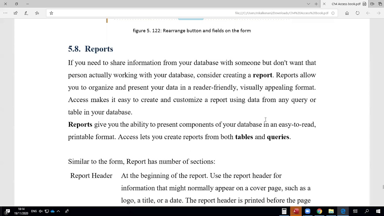 Access 365 :Create and format report - YouTube