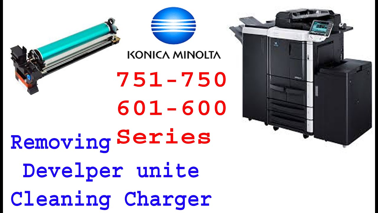 konica minolta bizhub 751 - YouTube