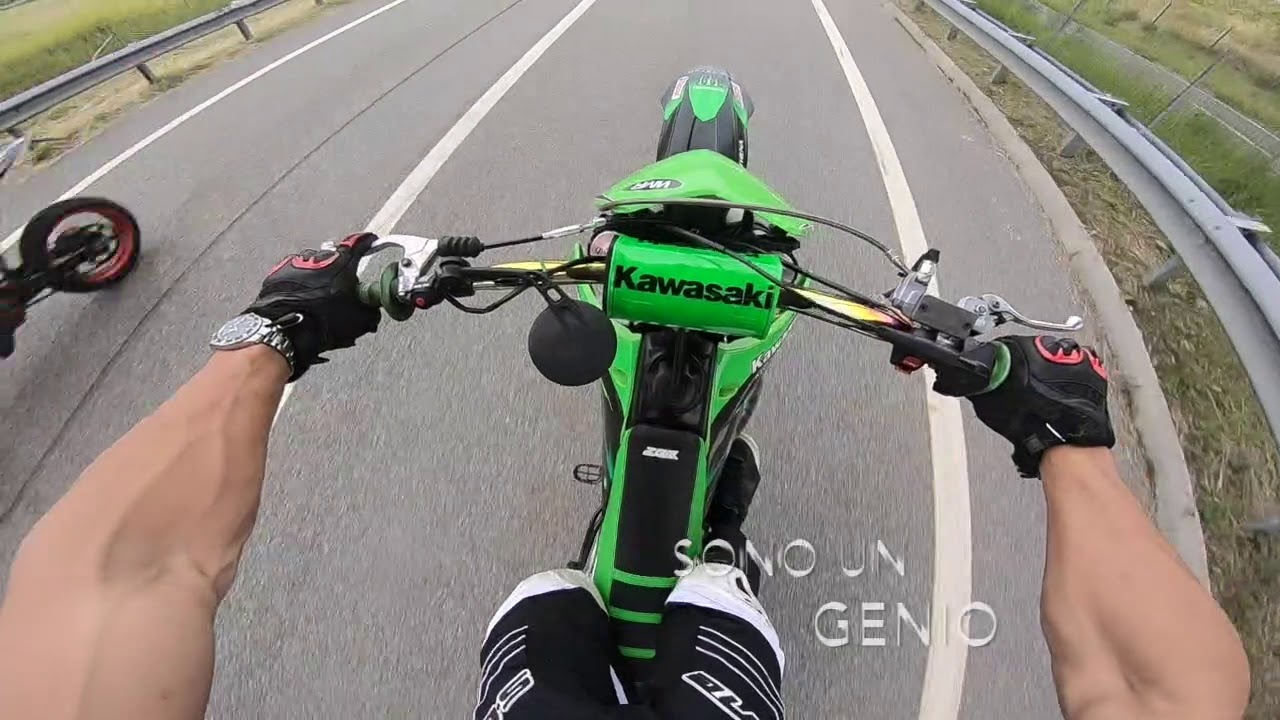 Raduno MMC - Kawasaki Kx 125 motard - YouTube
