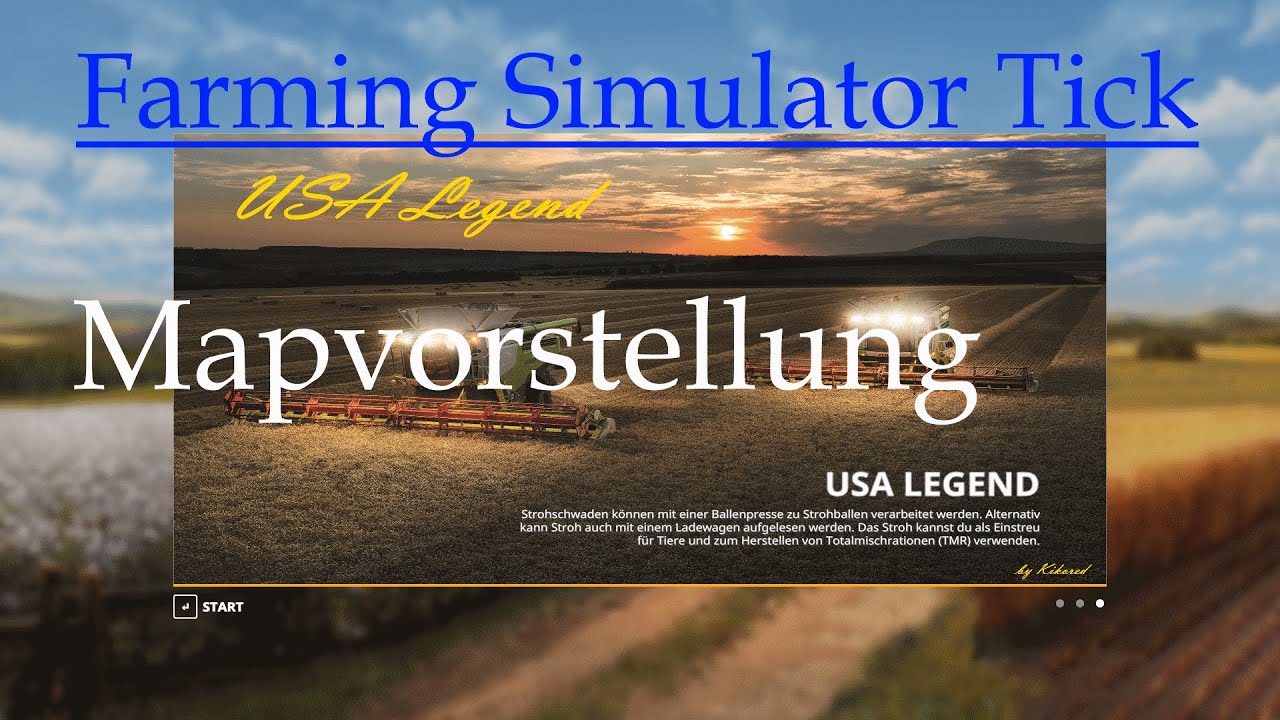 LS19 Mapvorstellung USA LEGEND V2 1 LS19 Maps - YouTube