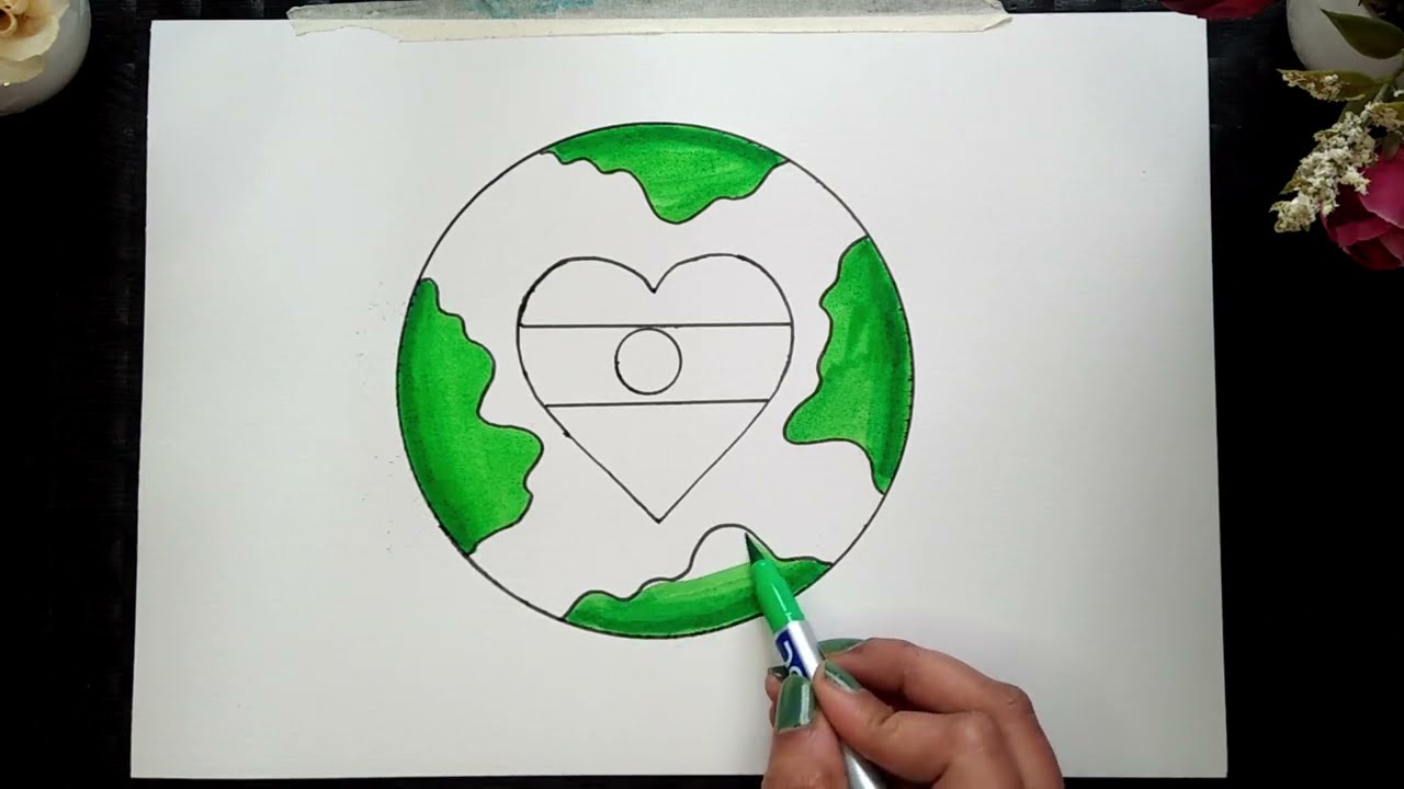 I Love My India Drawing/India Flag Drawing/Republic Day Drawing ...