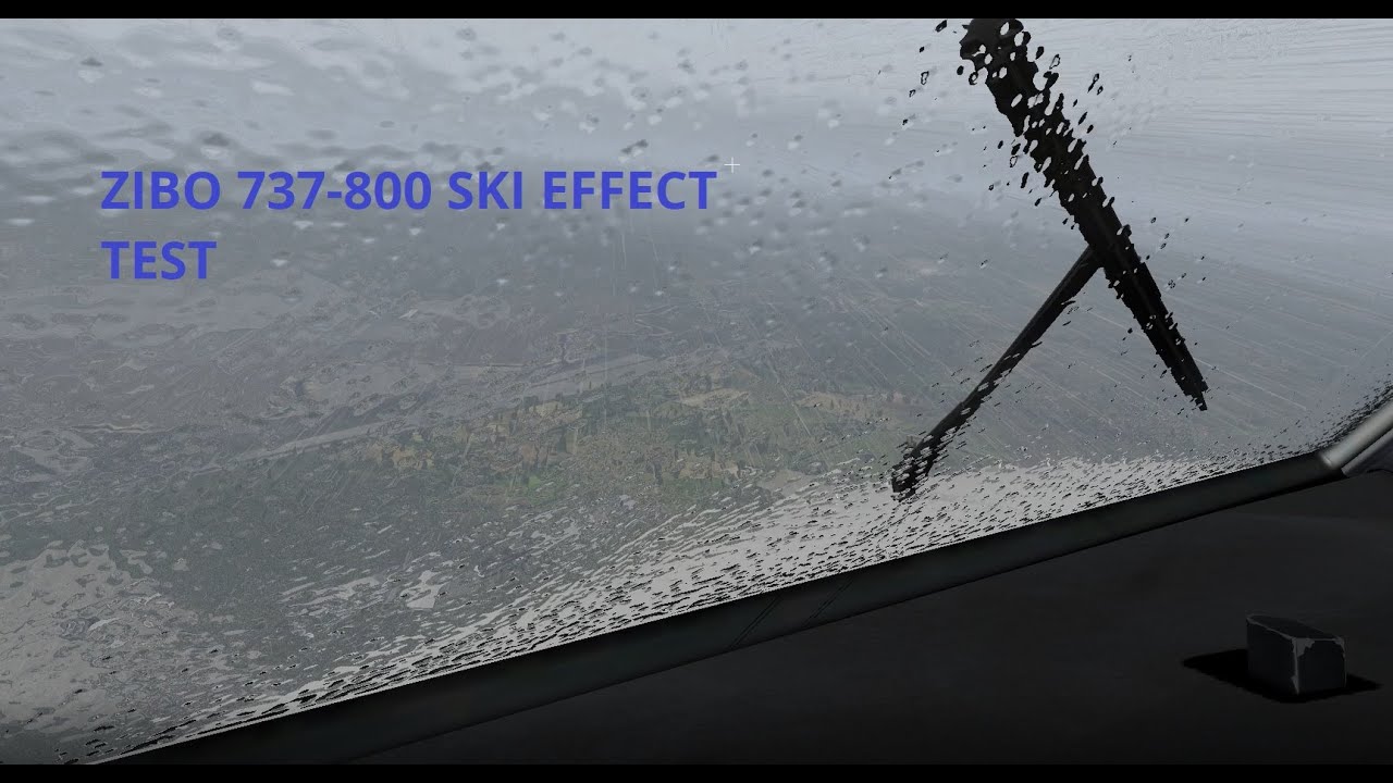 Zibo Boeing 737-800 Ski Windshield Effect Test - X-Plane 11 - YouTube