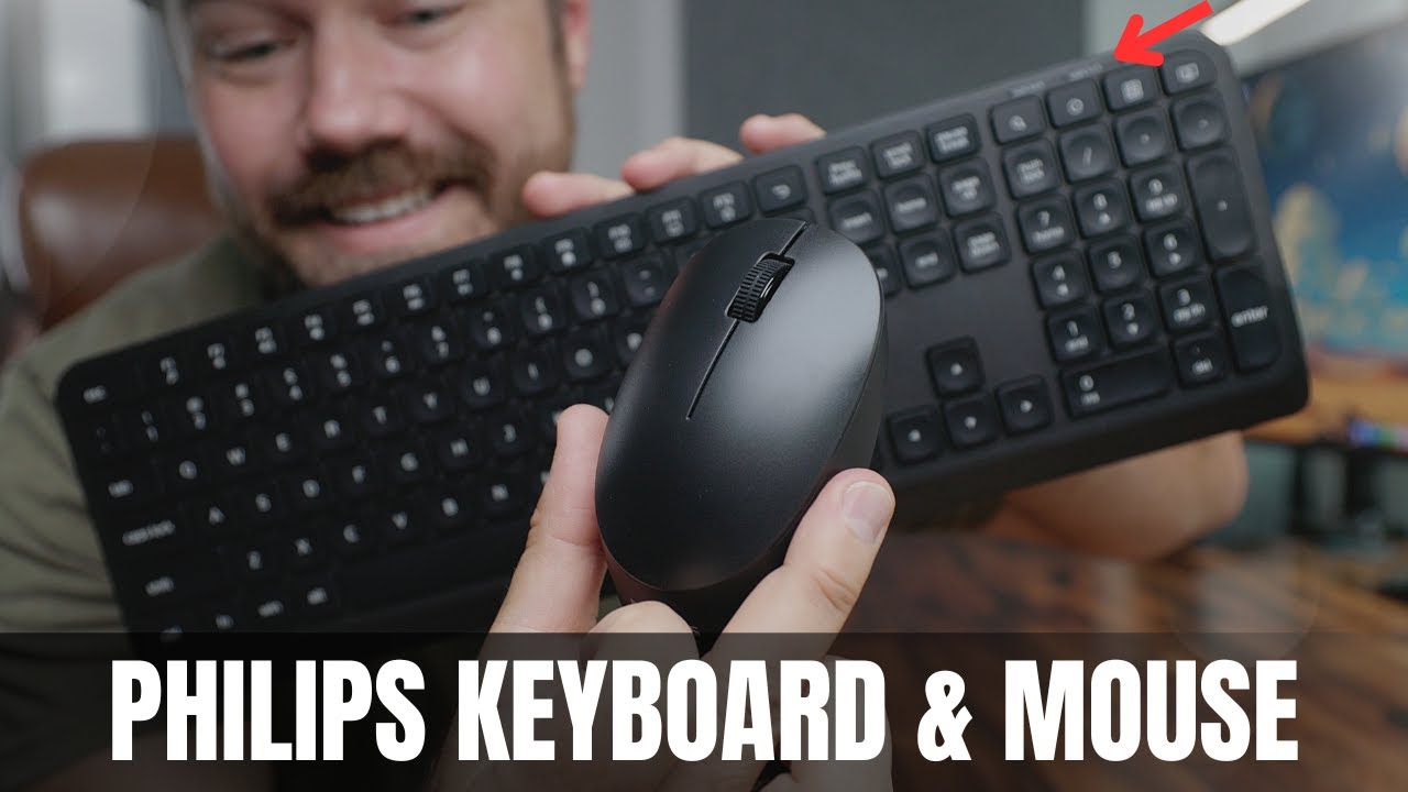 Philips Wireless Keyboard & Mouse Review! - YouTube