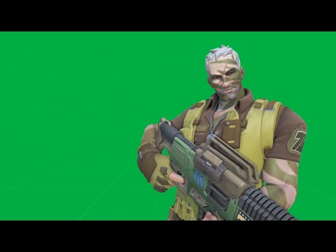 Soldier: 76 Highlight Intros Green Screen [Commando: 76]