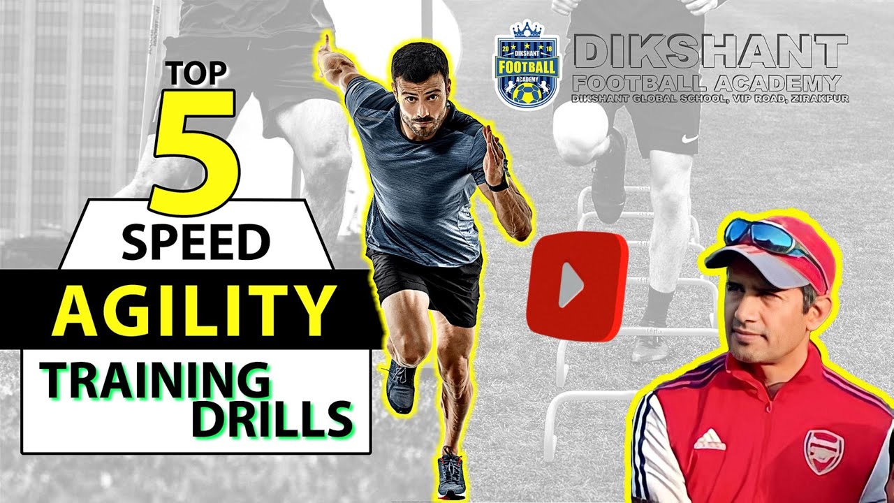 5 Speed and Agility Drills for football Players | Speed & Acceleration ...