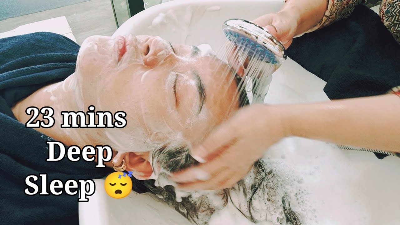 #52 🧖 ASMR Stress Relief, Deep Sleep Backward Shampoo - YouTube