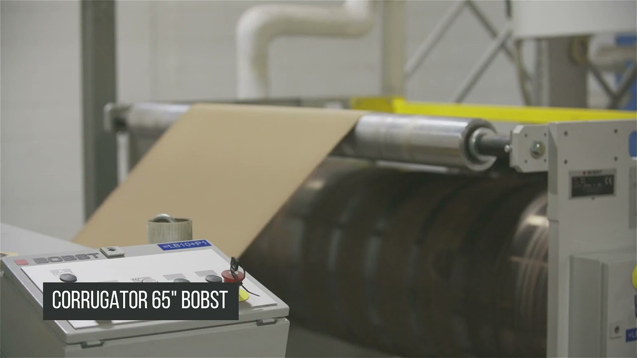 Bobst Asitrade mini corrugator | PP LION - YouTube