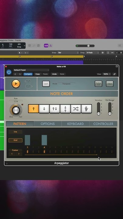 Logic Pro - Easy Rhythmic Chords (with Arpeggiator) #logicpro #musicproducer #tutorial - YouTube