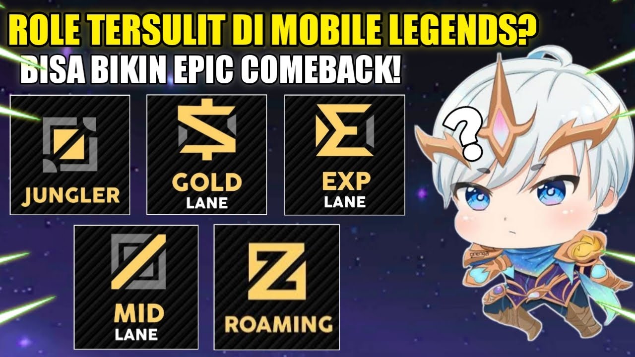 Role Tersulit Di Mobile Legends! Bisa Bikin Epic Comeback - YouTube