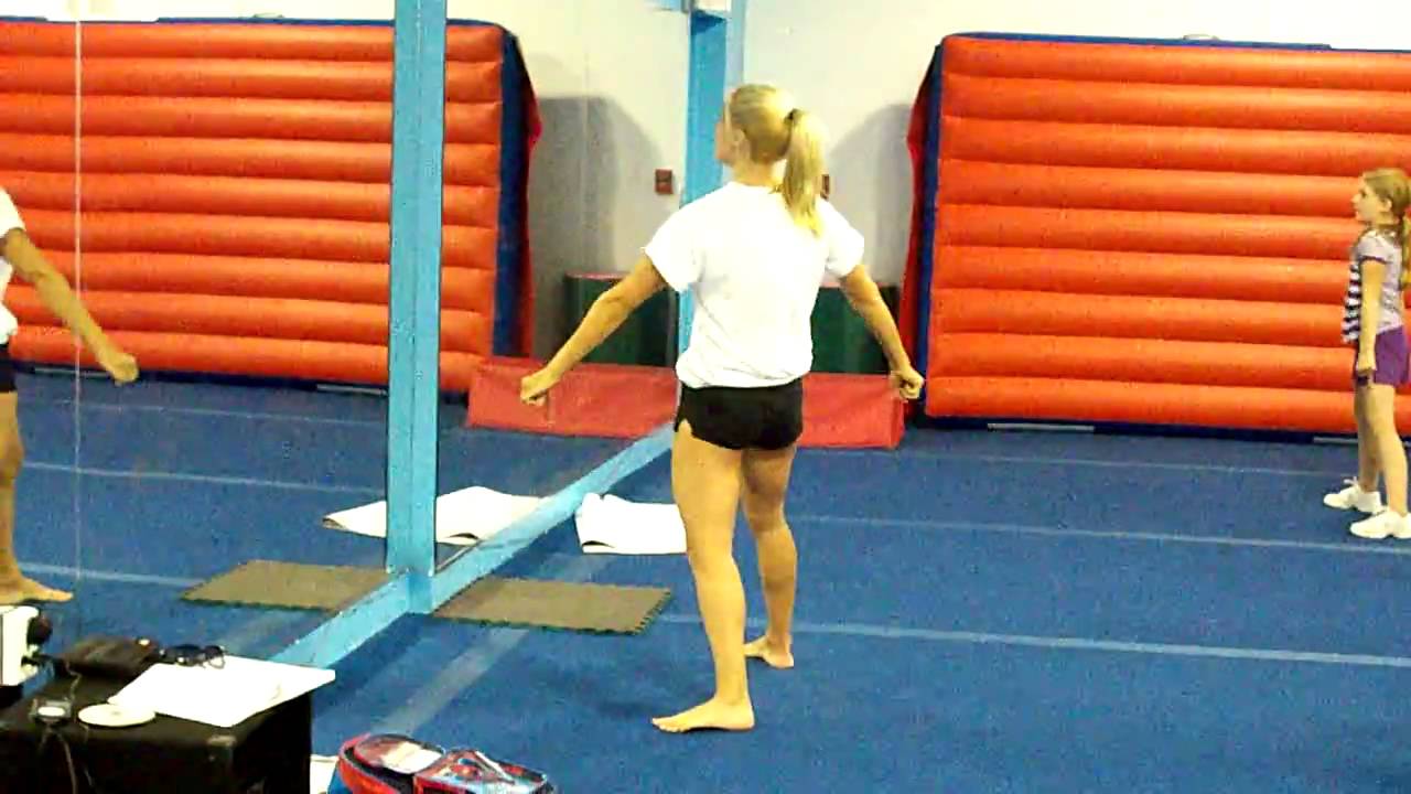 transition to tumbling and dance counts - YouTube