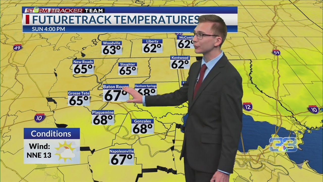 Weather Forecast for Baton Rouge – 4/20/24: Rain through tonight then ...