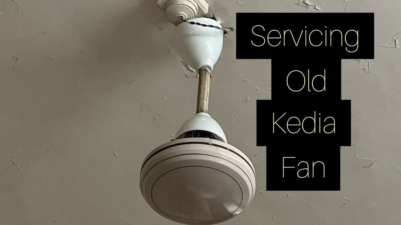 servicing very old kedia ceiling fan - YouTube