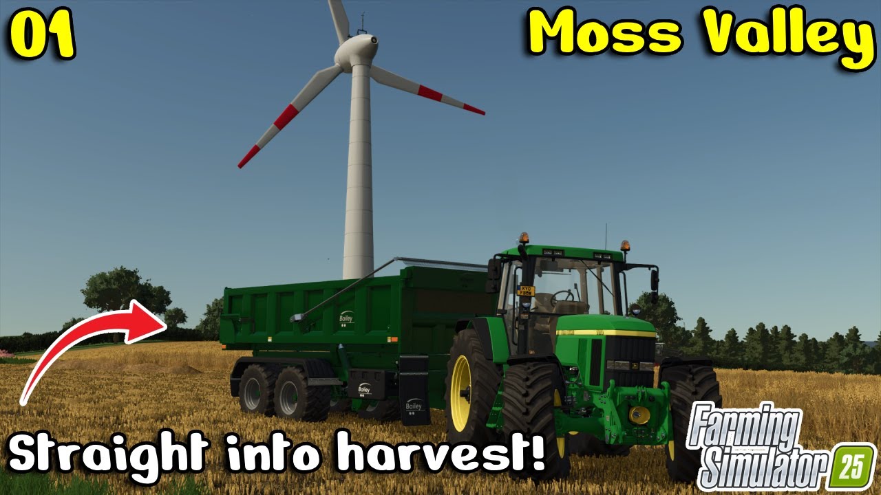 Wasting NO TIME! - Moss Valley Ep 1 - Farming Simulator 25 - YouTube