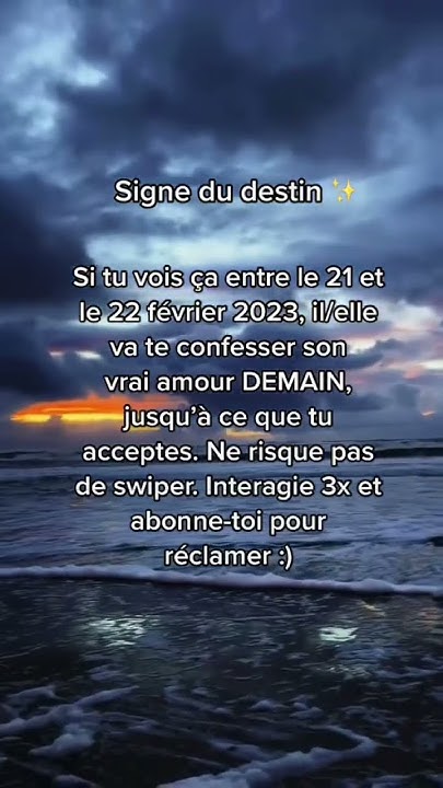 Signe du destin - YouTube