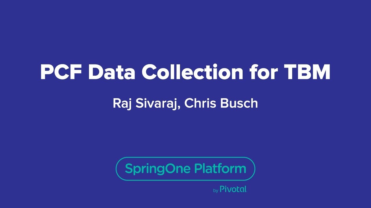 PCF Data Collection for TBM - YouTube