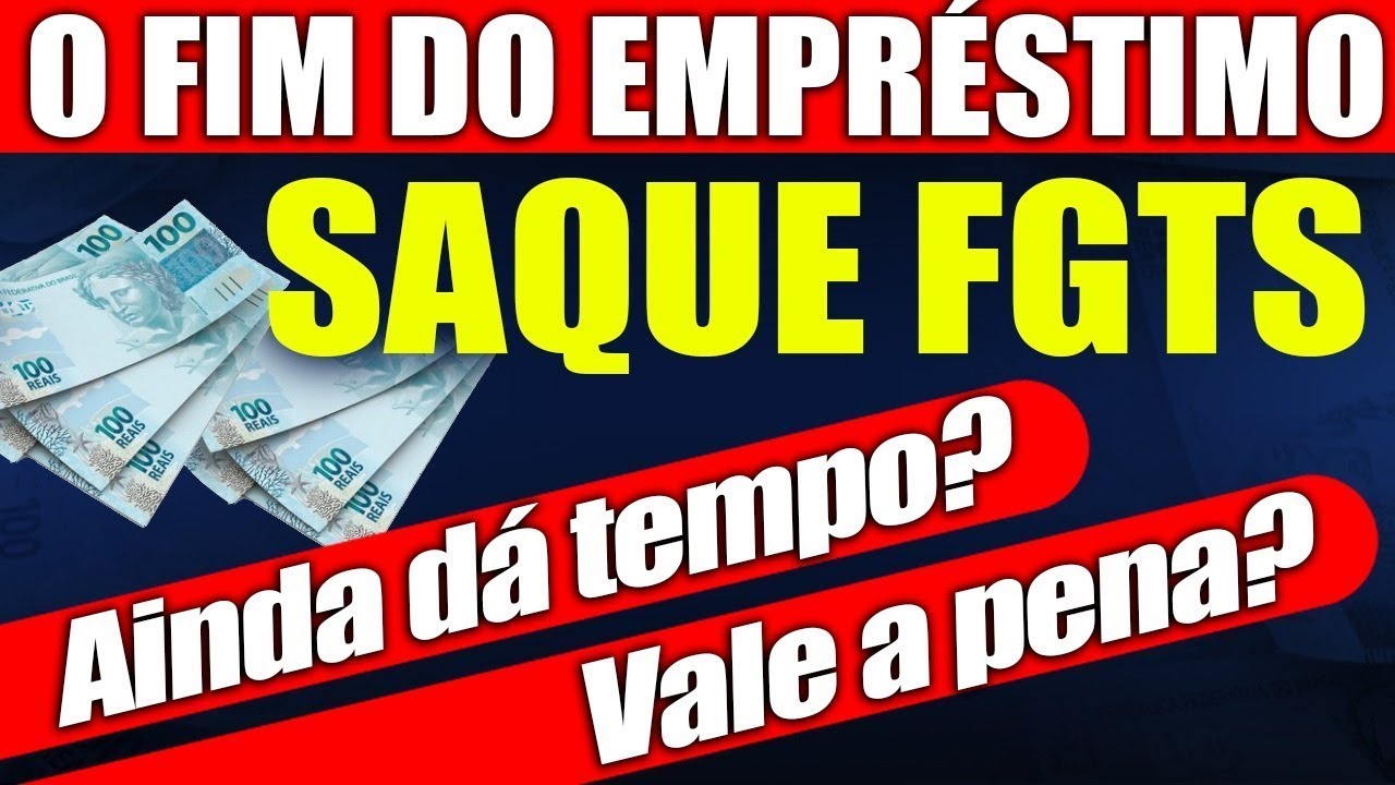 Urgente Saque Do Fgts Vai Acabar Como Fazer EmprÉstimo Fgts Com O