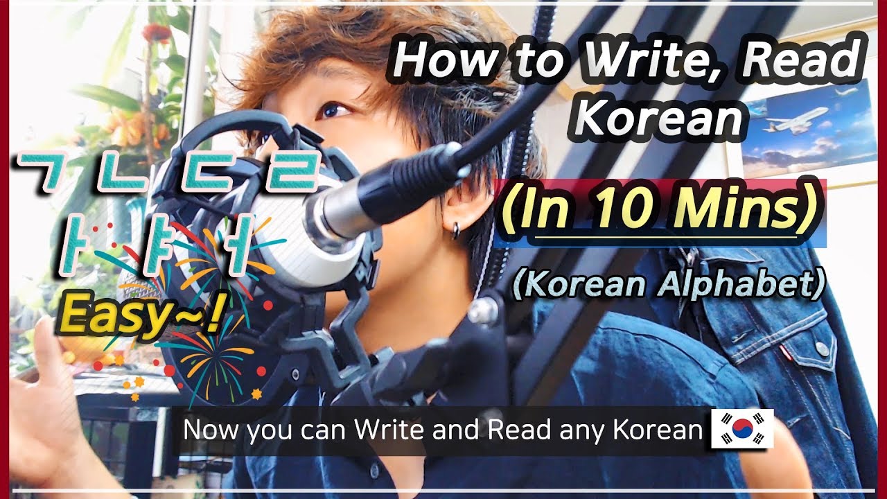How to Write Korean In 10 Minutes~!(+Read) Easy! Learn Korean Alphabet ...