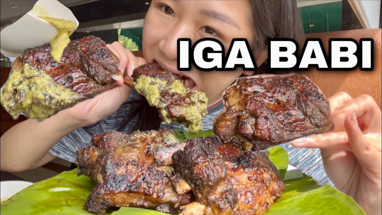 MUKBANG IGA BABI BAKAR ANDALIMAN YANG VIRAL DI CEMARA ASRI KULINER ...
