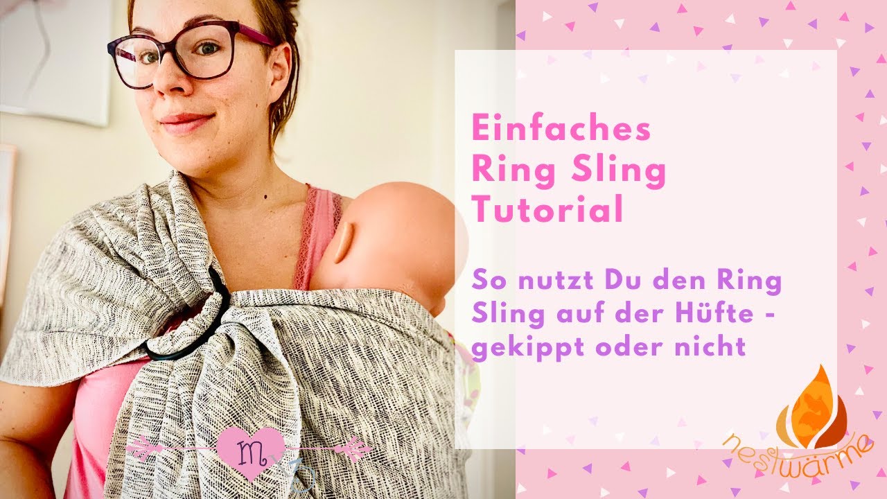 Ring Sling Tutorial 💕 - YouTube