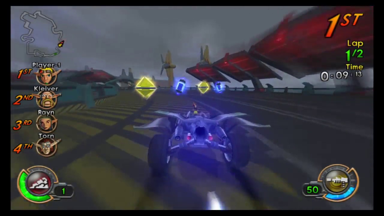 Jak X: Combat Racing gameplay - YouTube