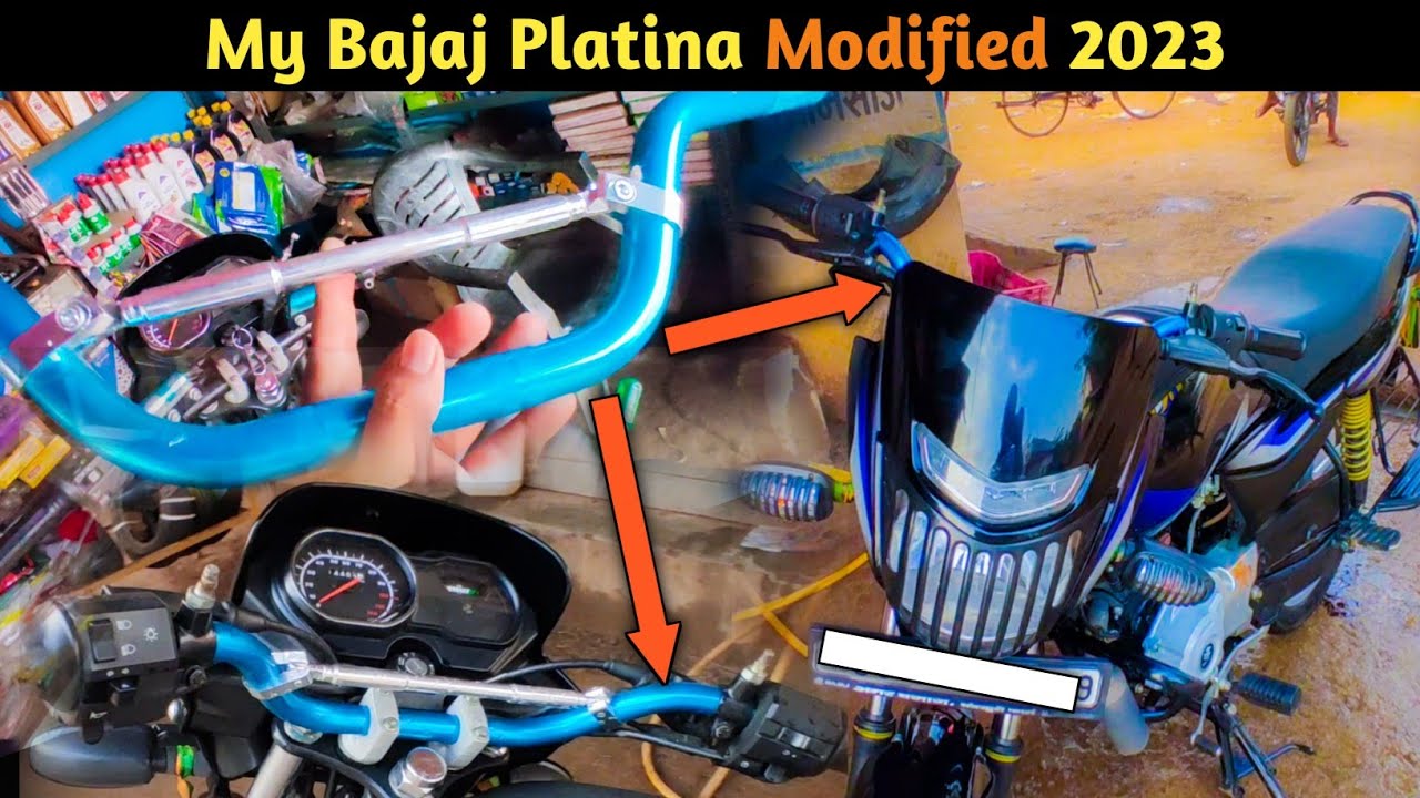 Bajaj platina Hendal modification 2023 || Bajaj Platina modify bs6 100 ...