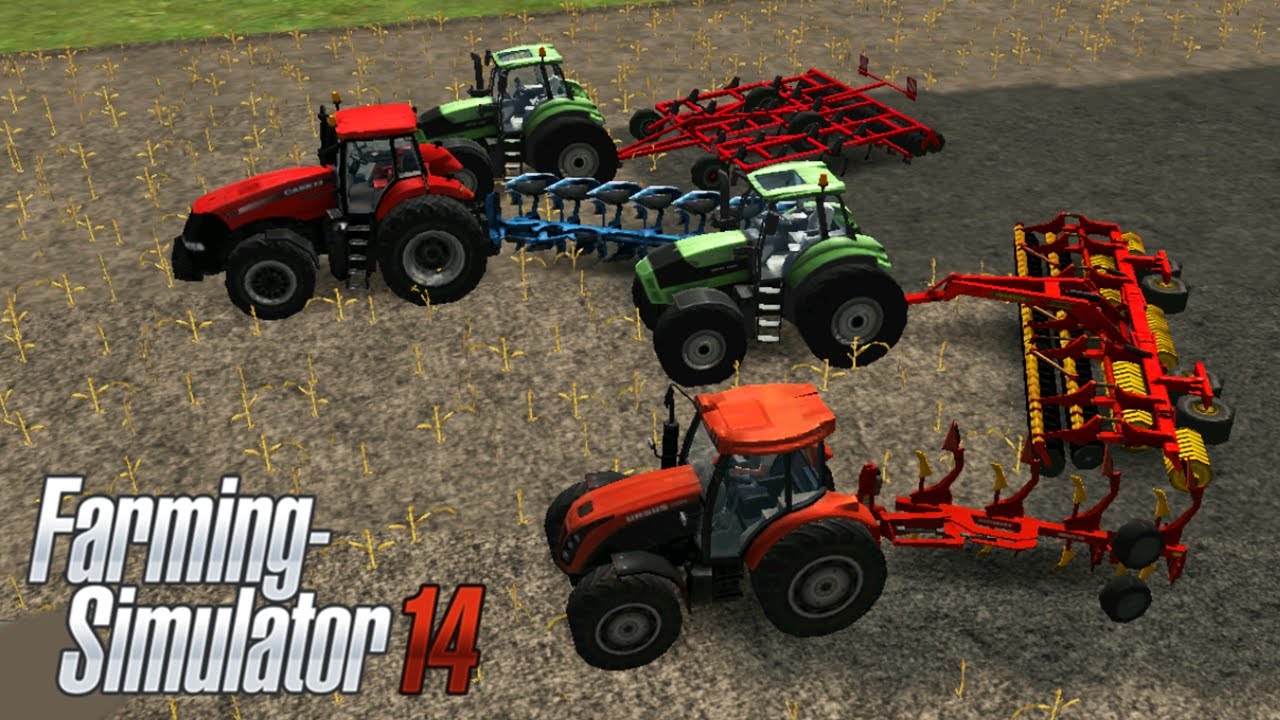 Fs14 Farming Simulator 14 - ALL CULTIVATORS AND PLOWS Time apse #307 ...